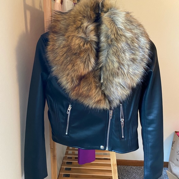 Blank NYC | Jackets & Coats | Blank Nyc Faux Leather Moto Jacket With ...